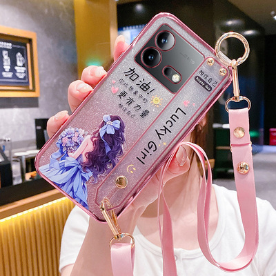 vivoiqooneo8手机壳幸运女孩