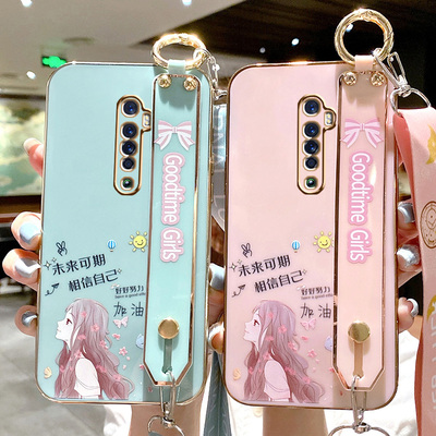 opporeno2手机壳未来可期腕带壳