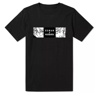 经典动漫二次元周边短袖T恤名侦探柯南Case Closed纯棉衣服短T