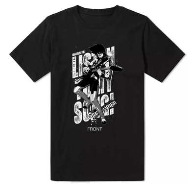 夏季动漫 超时空要塞Macross经典动漫短袖T恤圆领短袖T恤