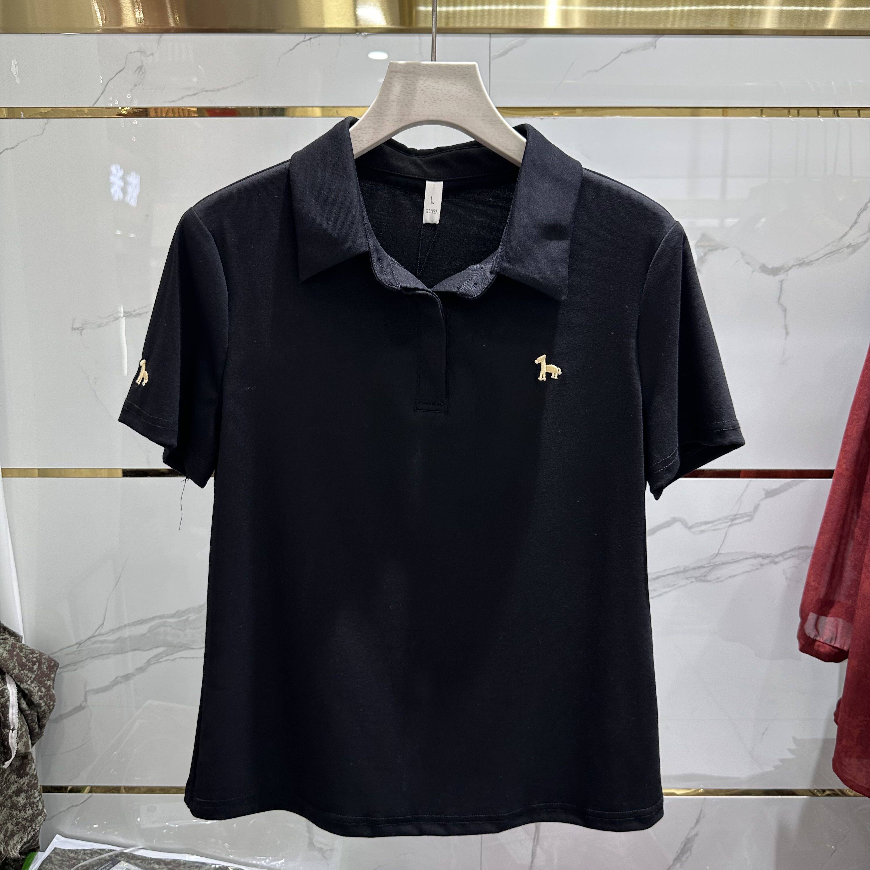 26-55专柜正品新款夏装翻领短袖套头妈妈装修身显瘦衬衫上衣女55