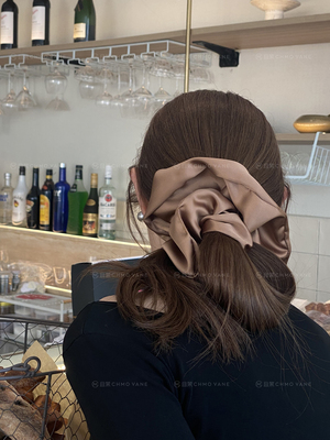 美拉德系棕咖色大号肥肠圈大肠圈