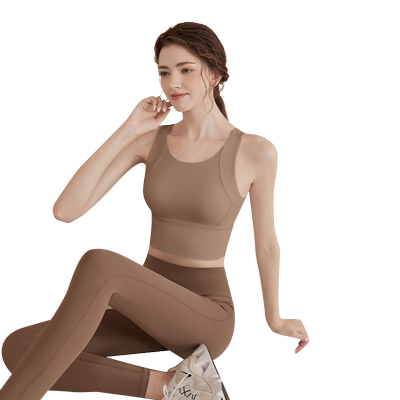 高强度运动内衣女跑步防震防下垂文胸上衣健身训练背心瑜外穿伽服