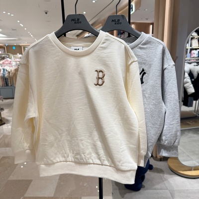 MLB儿童时尚休闲字母刺绣卫衣