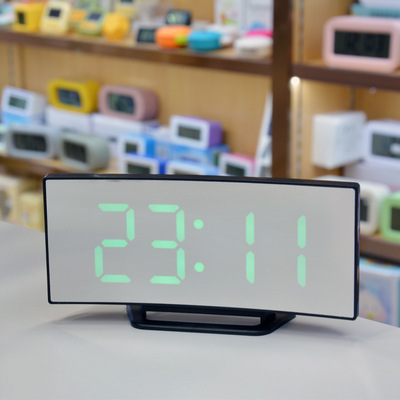 electronic alarm clock noiseless design digital led闹钟large