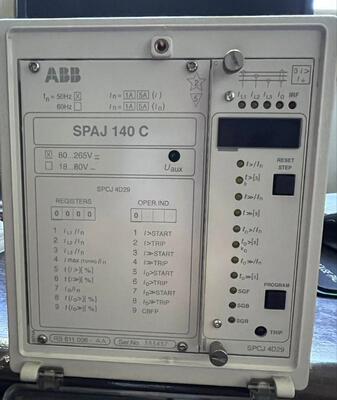 ABBSPAJ140C-AA综合保护安全继电器二手拆机正