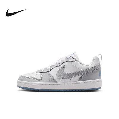 NIKE耐克板鞋女鞋正品夏季大童运动鞋COURT低帮休闲鞋IH4519-100