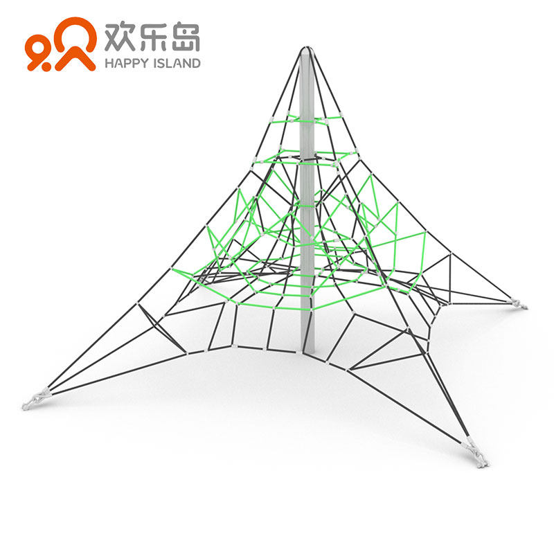 A型爬网勇攀珠峰绳网攀爬架公园景区儿童乐园非标无动力游乐设备