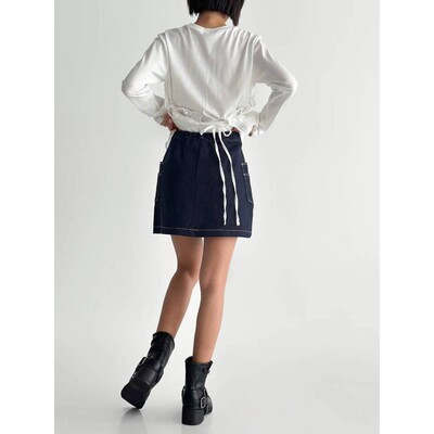 九1105韩国东大门裤子裙裤区ILLO-8689524正品大气休闲新潮直邮