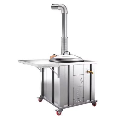 304不锈钢特厚柴火灶家用农村烧木柴无烟大锅台户外土灶移动火炉