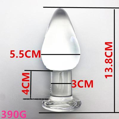 A glass-made anus used as a masturbation toy