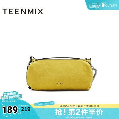 天美意春新款商场同款工装百搭户外出游女斜挎包X3135CX5