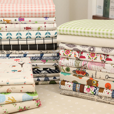 3斤装手工DIY布料棉麻布料