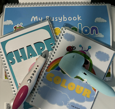 Cocomelon 点读安静书自制早教益智粘贴颜色食物形状数字身体认知