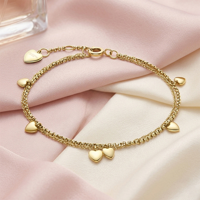 OliviaBurtonNimi爱心叠戴手链