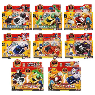 盟卡车神之神奇历险记灵兽变形球火爆兔飞行雷蛇狂啸虎王萌蒙梦