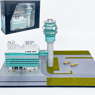 Fantasy Wings 1:400香港机场塔台场景模型FWDP-SC-4048
