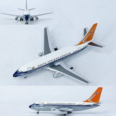 1:400南非航空波音737-200客机ZS-SBM飞机模型合金成品Aviation