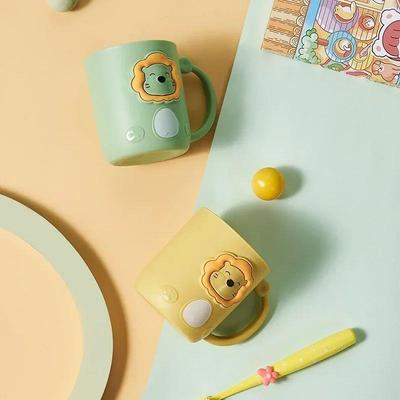 High Quality Brushing Cups New Creative Cartoon Lion Childre