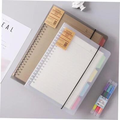 A5B5A4 Loose Leaf Notebook Ring Binder Dairy Paper 60 Sheets