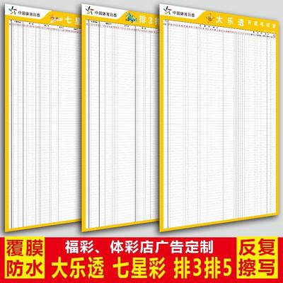 福彩体彩彩票店投注广告双色球3D快3大乐透体育走势图海报2341