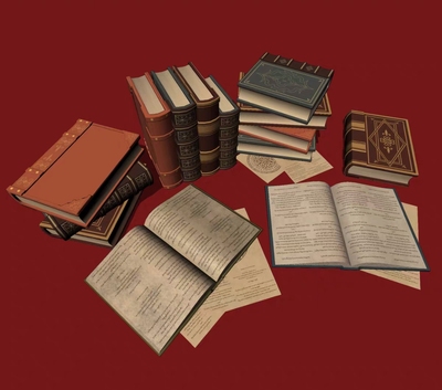 【csp】【模型】C201魔法书 西幻 冒险 场景