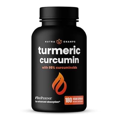 Turmeric Curcumin with Black Pepper Extract 1500mg | 95%