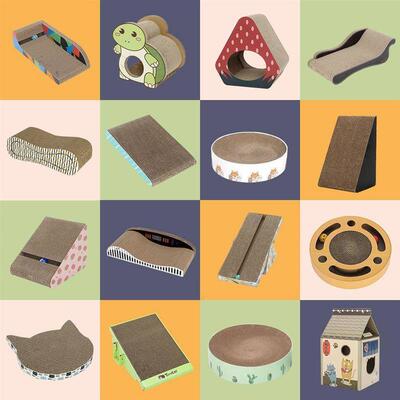 Cat Toy Scratcher Kitten Toys with Ball Pet Catnip Bed Scrat