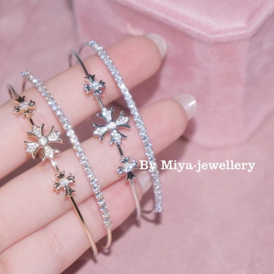 鸢尾花千金既视感 满锆手链