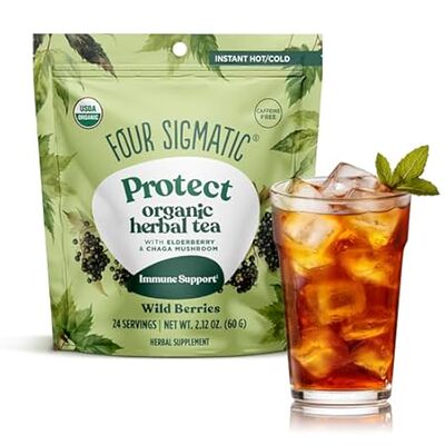 Four Sigmatic Protect Organic Herbal Tea | Immunity Tea w