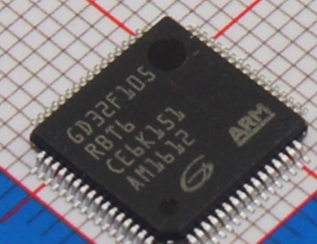 全新原装GD32F105RB GD32F105RBT6 QFP64 32位微控制器