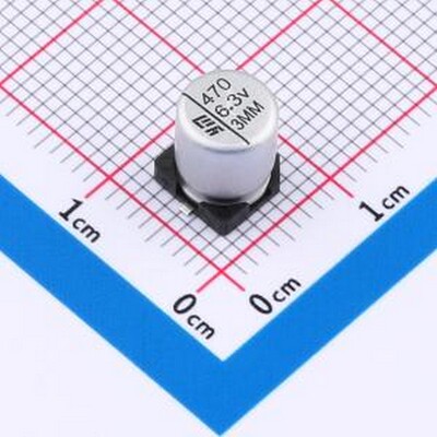V3MC0770J471MVTM 贴片型铝电解电容 470uF ±20% 6.3V SMD,D6.3x