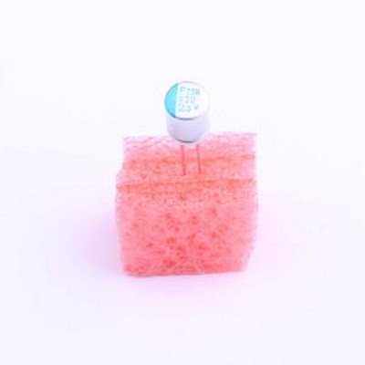 APSF2R5ELL821MF08S 固态电容 820uF ±20% 2.5V 插件,D6.3xL8mm