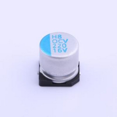 OCV221M1CTR-1010(400PCS) 固态电容 220uF ±20% 16V SMD,D10xL9