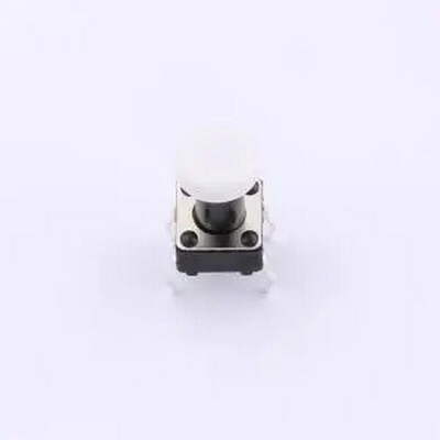 TSA06131-110B332CA-003E 6*6*11φ6*1白帽轻触开关 插件-4P,6.1x