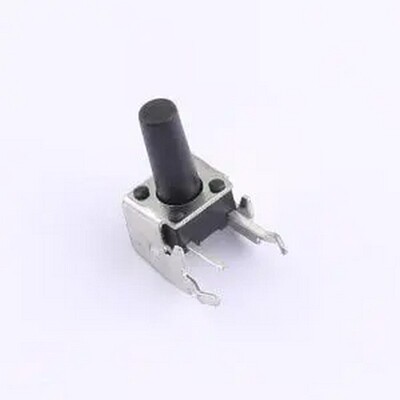 TSA06231-120B312BA 6*6*12卧插支架轻触开关180gf 弯插-4P,7.4x6
