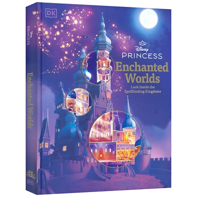 【自营】Disney Princess Enchanted Worlds 迪士尼公主奇幻世界 探秘迷人的王国 全彩精美插图 背景故事 桥梁书 英文原版进口儿童