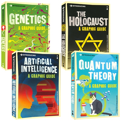 Introducing Graphic Guide Series 图解科普经典系列1-4 遗传学人工智能量子理论 全球畅销30余年 英文原版进口儿童图书
