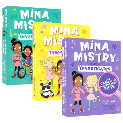 Mina Mistry Sort Of Investigates 小侦探米娜 校园探案桥梁书 幽默温馨女孩成长故事 英文章节书 课外读物 英文原版进口图书