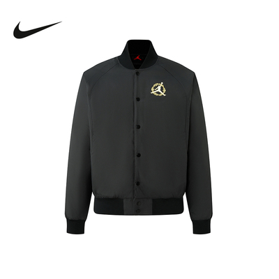 NIKE耐克男棉服马年新款Jordan印花棒球服棉衣夹克外套IQ3966-060
