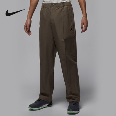 NIKE耐克男裤子春秋新款Jordan刺绣运动裤宽松直筒长裤HQ8674-040