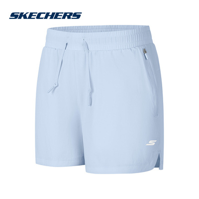 Skechers斯凯奇25夏季百搭透气潮牌简约休闲短裤 P225W032/0356