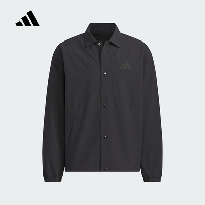 ADIDAS阿迪达斯男装2025春季新款翻领衬衫运动休闲夹克外套JN0114