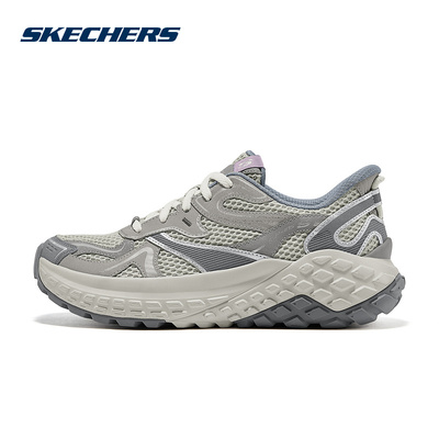 Skechers斯凯奇女士时尚休闲舒适透气耐磨防滑老爹鞋 150684/GRY
