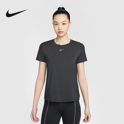 Nike耐克ONE女子速干短袖上衣夏季新款反光透气T恤FN2799-013