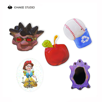 HAKEI艺术家插画黏贴磁吸原创