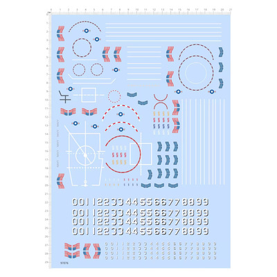 船舶模型 1:350 US Modern Navy 美国海军战舰.专用水贴【97076】