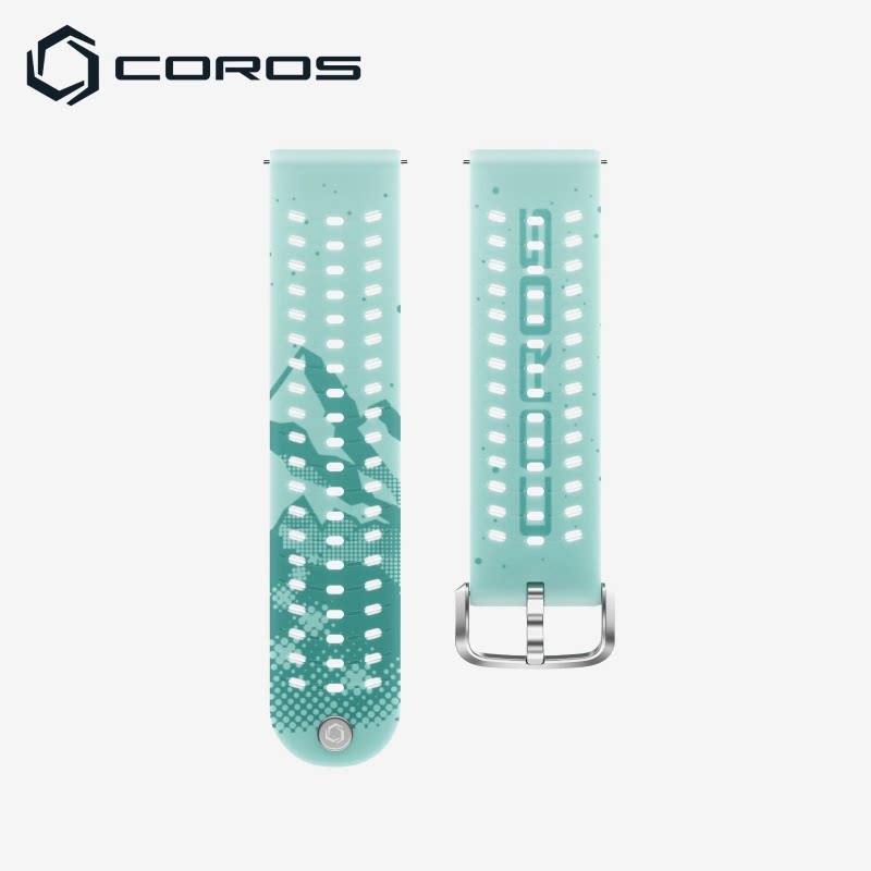 高驰COROS 22mm硅胶表带(适配COROSPACE 4/PACE3/APEX4 42mm等)