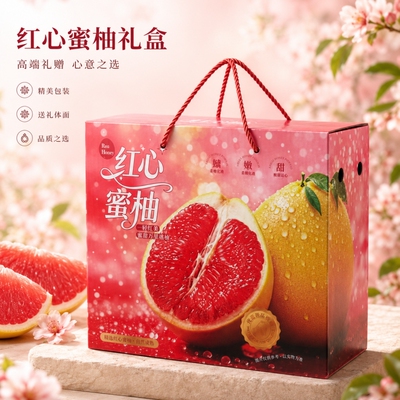 柚子包装盒水果中秋礼盒空盒子