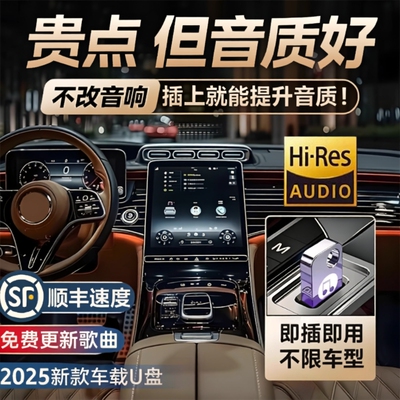 车载u盘歌曲2025新款无损音源高品质汽车网红dj柏林之声音响优盘
